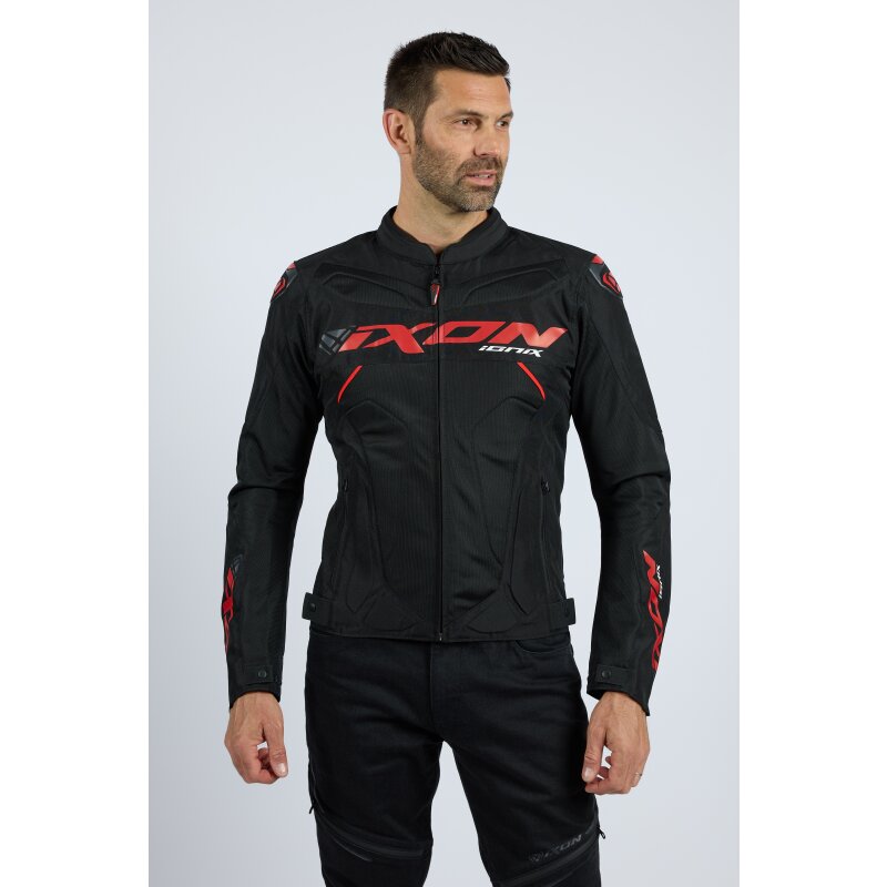 Blouson IXON - Ionix schwarz rot